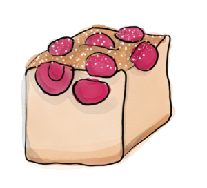 cukormentes meggyes süti (kevert meggyes) - sugarfree dots