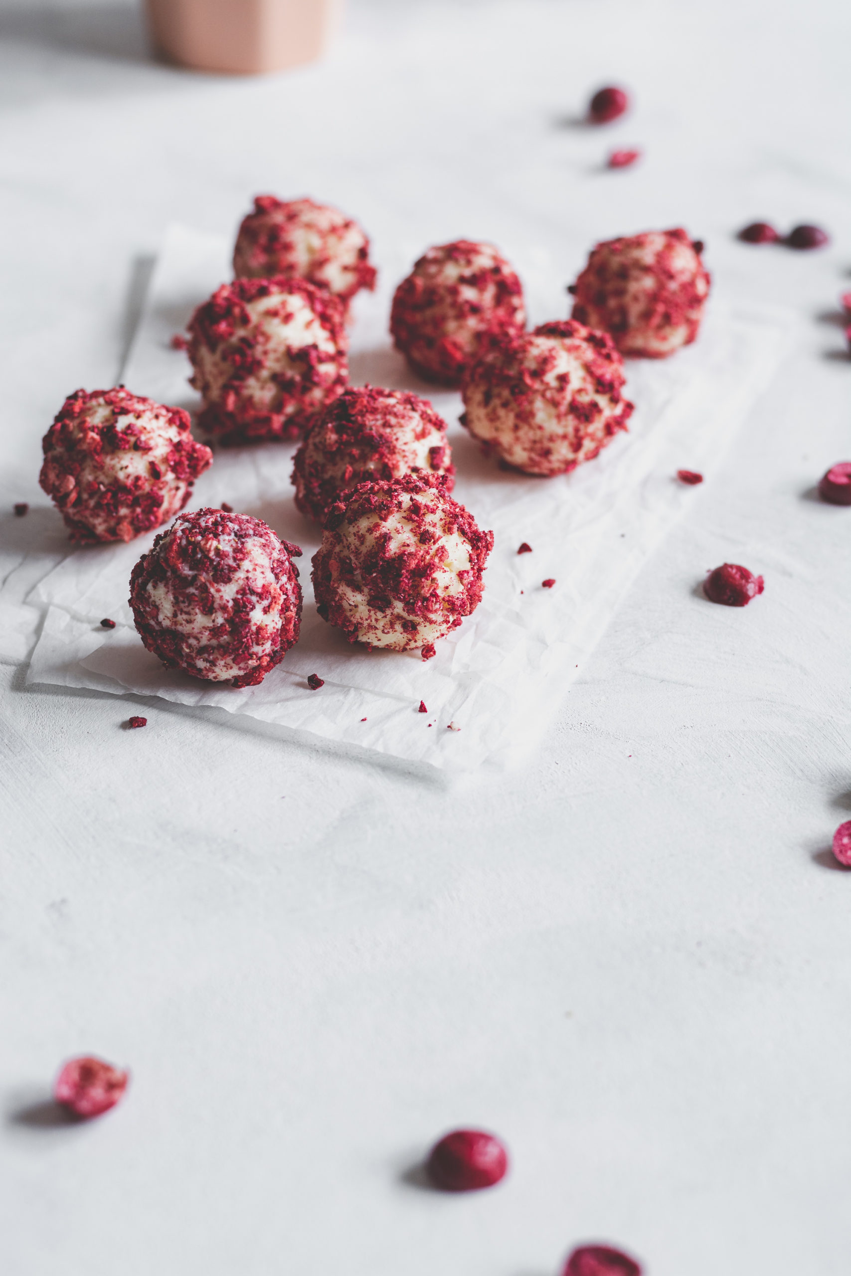 fehér csokis trüffel cukormentesen - sugarfree dots