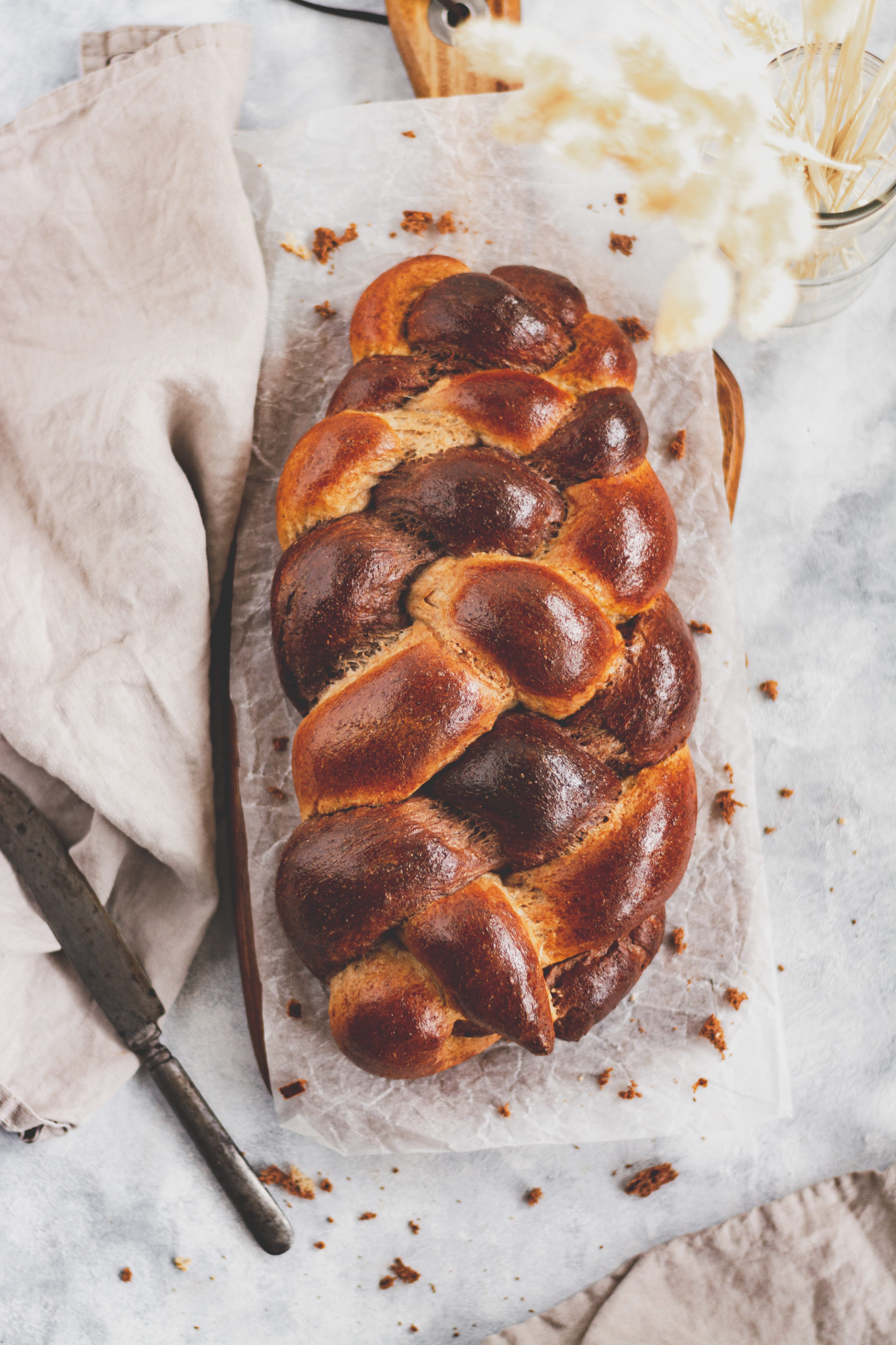 kakaós fonott kalács teljes kiőrlésű lisztből (frissítve!) - sugarfree dots