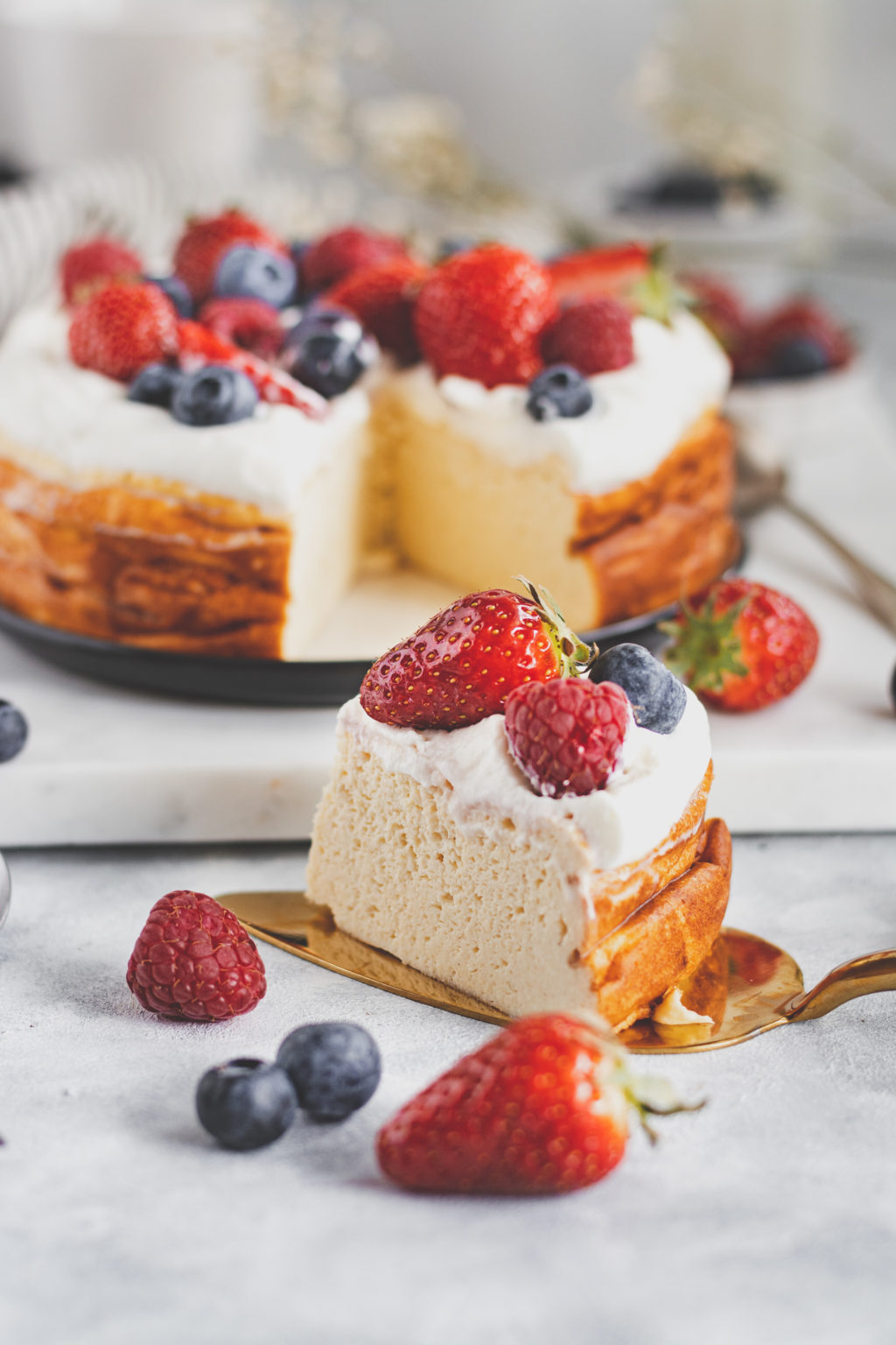 sült joghurttorta cukor- és gluténmentesen - sugarfree dots