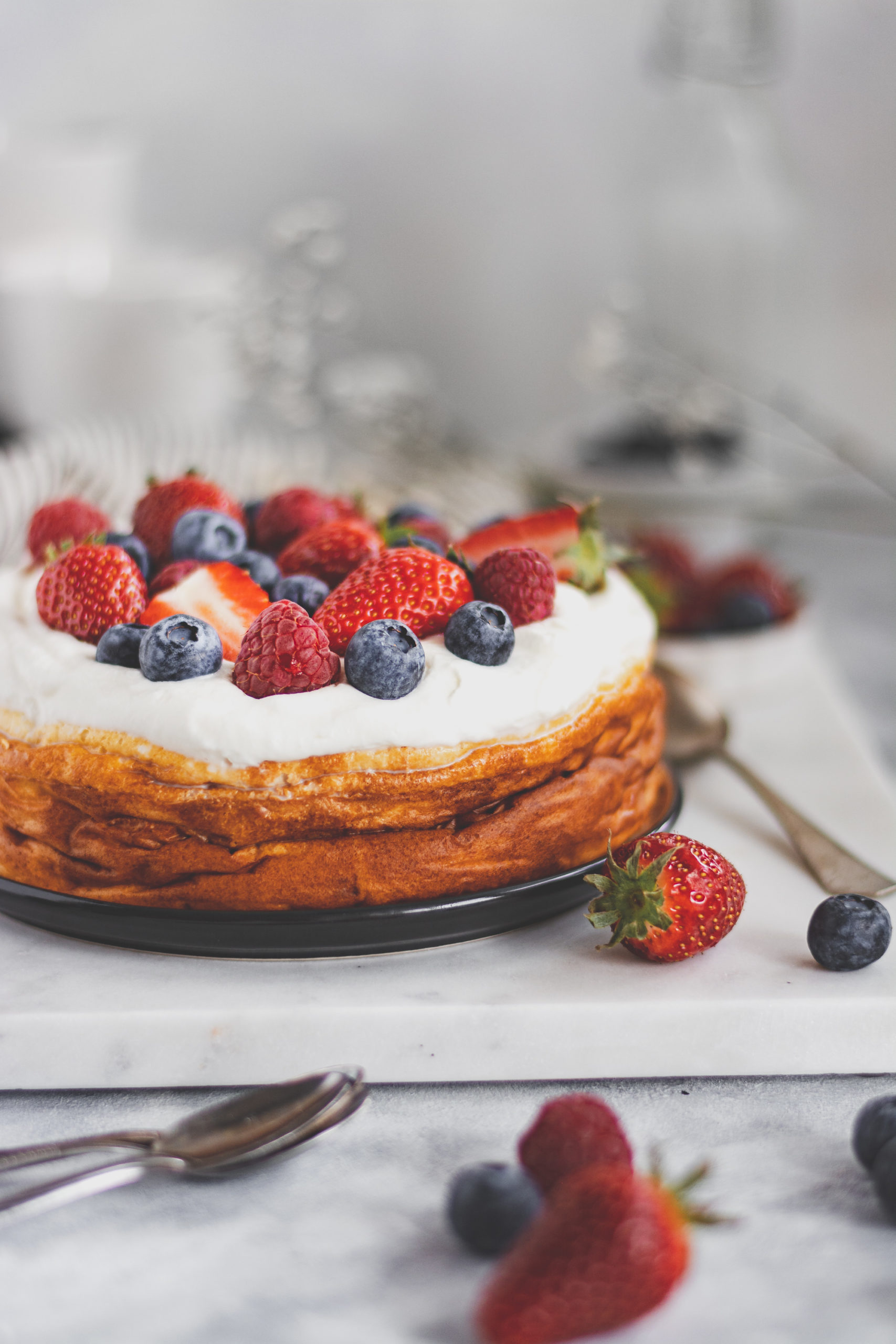 sült joghurttorta cukor- és gluténmentesen - sugarfree dots