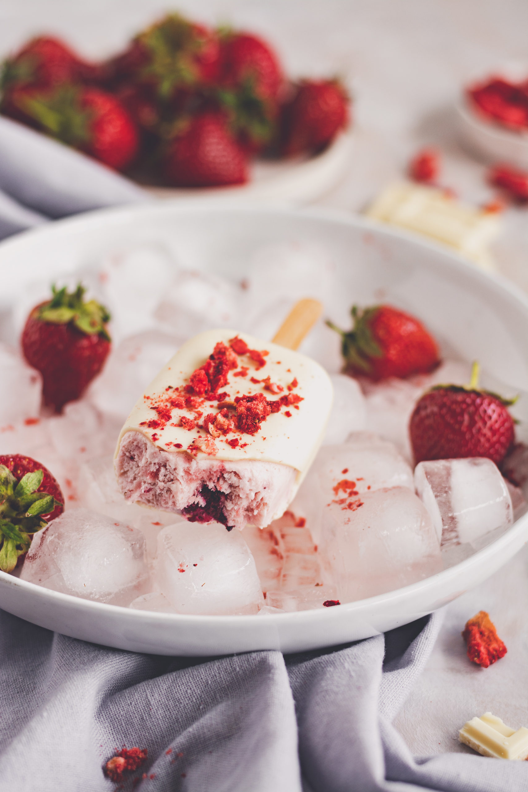 epres fehér csokis jégkrém cukormentesen - sugarfree dots