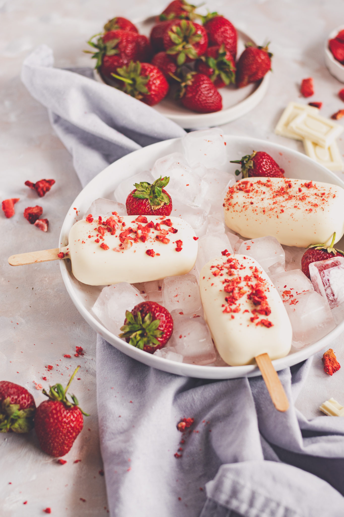 epres fehér csokis jégkrém cukormentesen - sugarfree dots